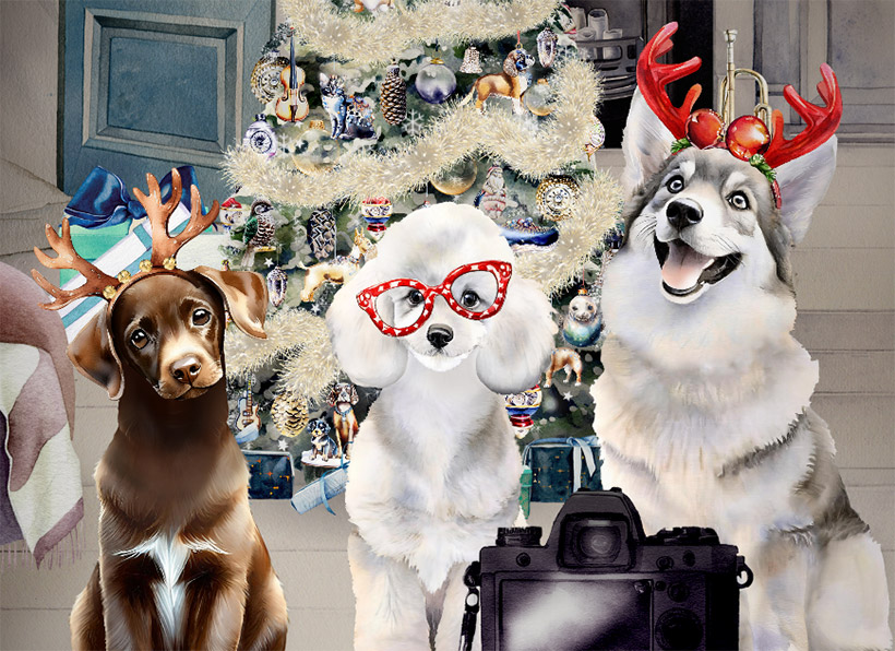 Ojolie eCard | Christmas Portrait | christmas_ecard